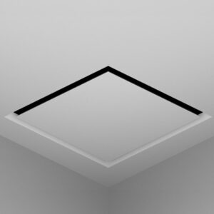 S100 – 1 Slot Square Diffuser